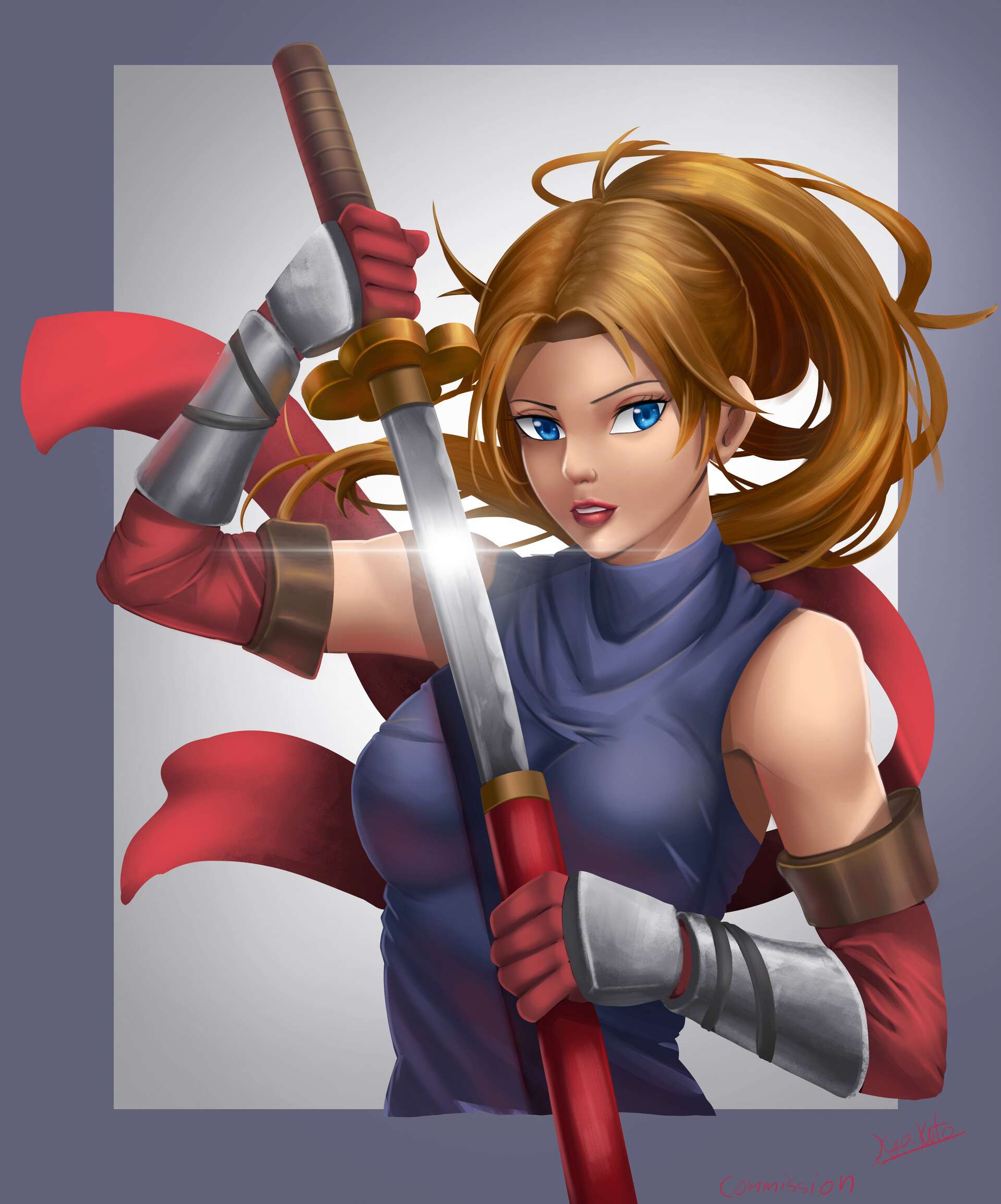 Commission Karina by American people - ภาพวาด