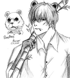 Beastars panda - ภาพวาด